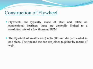 Flywheel in automobile | PPTX