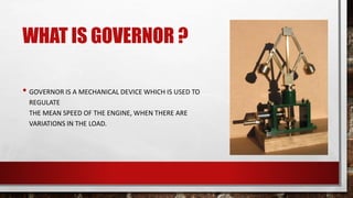 Flywheel and governors | PPT