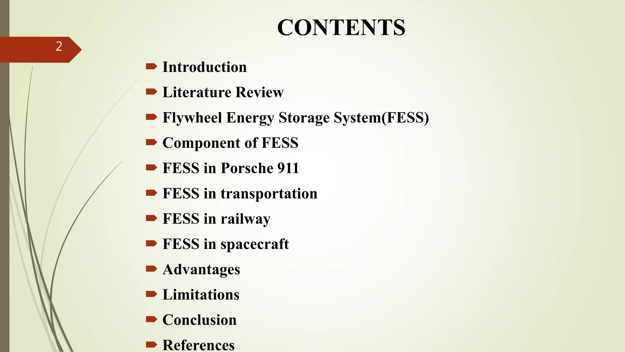 Fly wheel energy storage system | PPTX