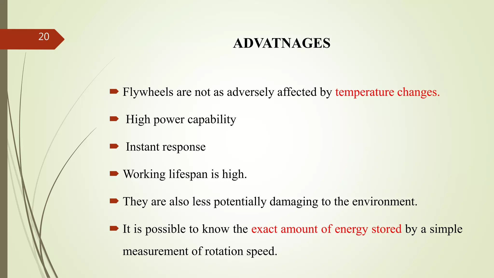 Fly wheel energy storage system | PPTX