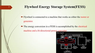 Fly wheel energy storage system | PPTX