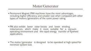 Flywheel energy storage system | PPTX