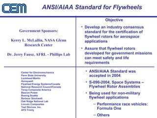 Flywheel Safety - Richard thompson - Jan 2011 | PPT