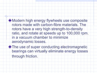 Flywheels- An Alternative Energy Storage Method | PPT