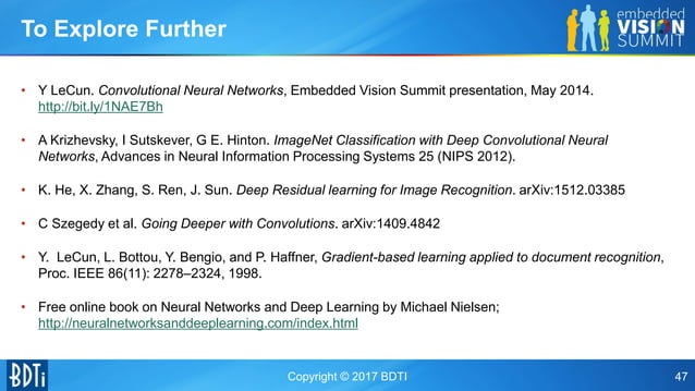 "Demystifying Deep Neural Networks," a Presentation from BDTI | PPT