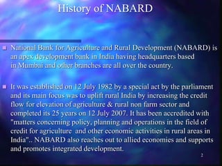 NABARD CASE STUDY IN FM | PPT | Free Download