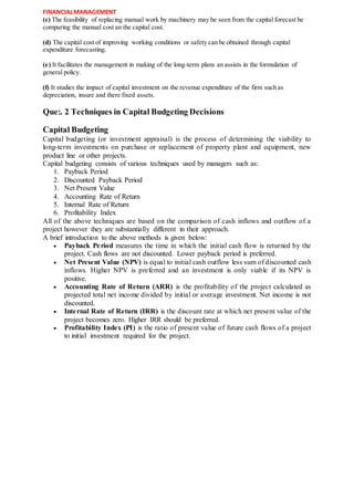 financial management | PDF