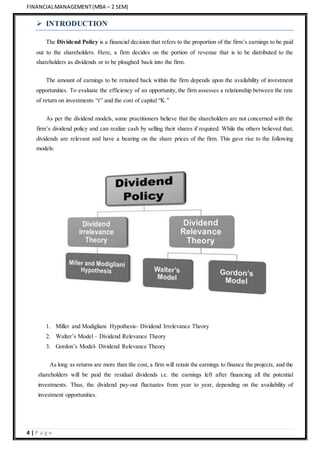 Dividend Decision Docx
