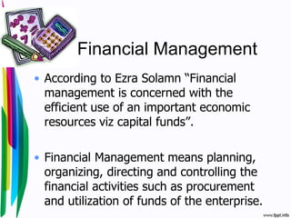 Introduction to financial management and financial markets | PPTX
