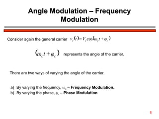 Fm.ppt FREQUENCY MODULATION FREQUENCY MODULATION | PPT