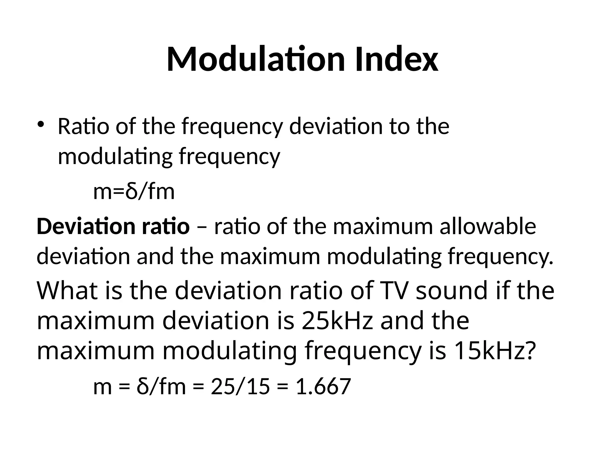 Frequency Modulation - Its Fundamental Concepts | PPTX