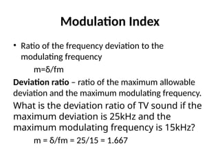 Frequency Modulation - Its Fundamental Concepts | PPTX