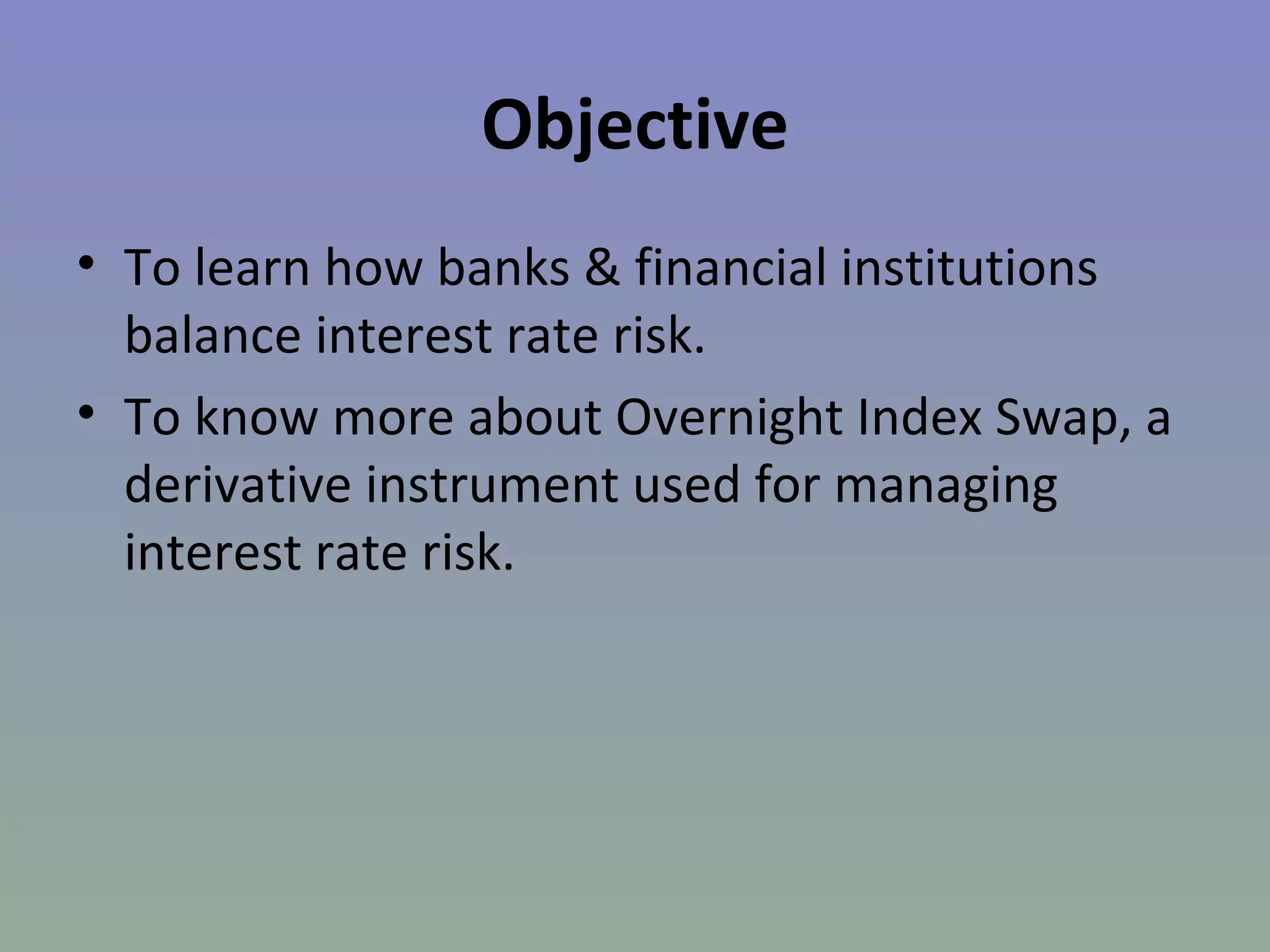 managing interest rate risk on balancesheet of balance | PPT