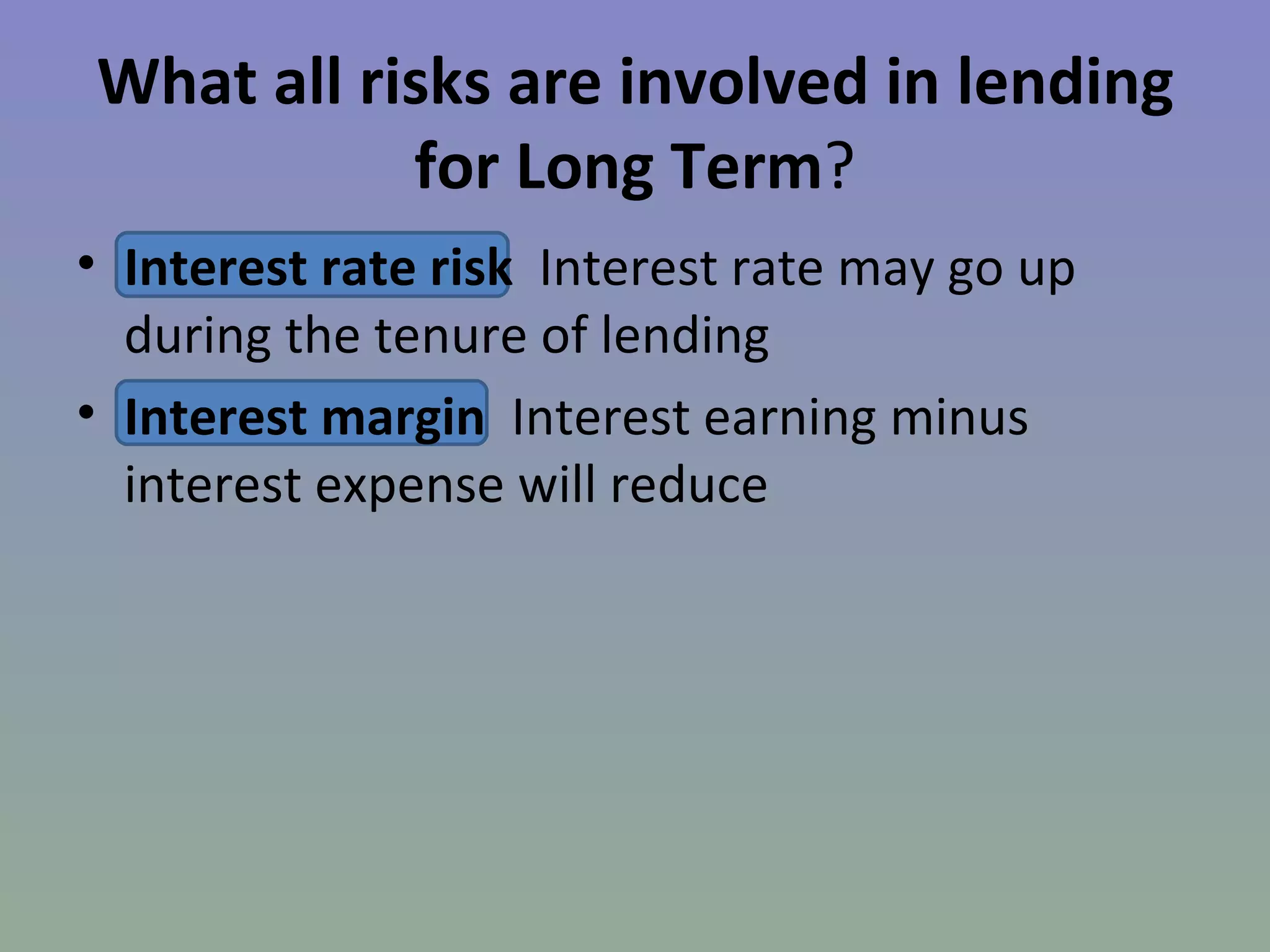 managing interest rate risk on balancesheet of balance | PPT