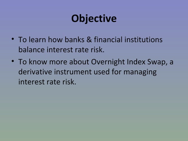 managing interest rate risk on balancesheet of balance | PPT