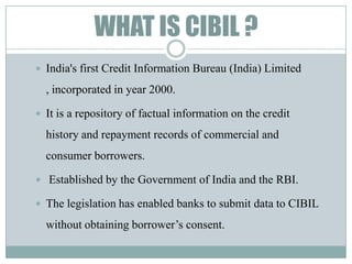 CIBIL | PPTX