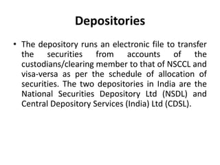Fm clearing and settlement part-4 | PPTX