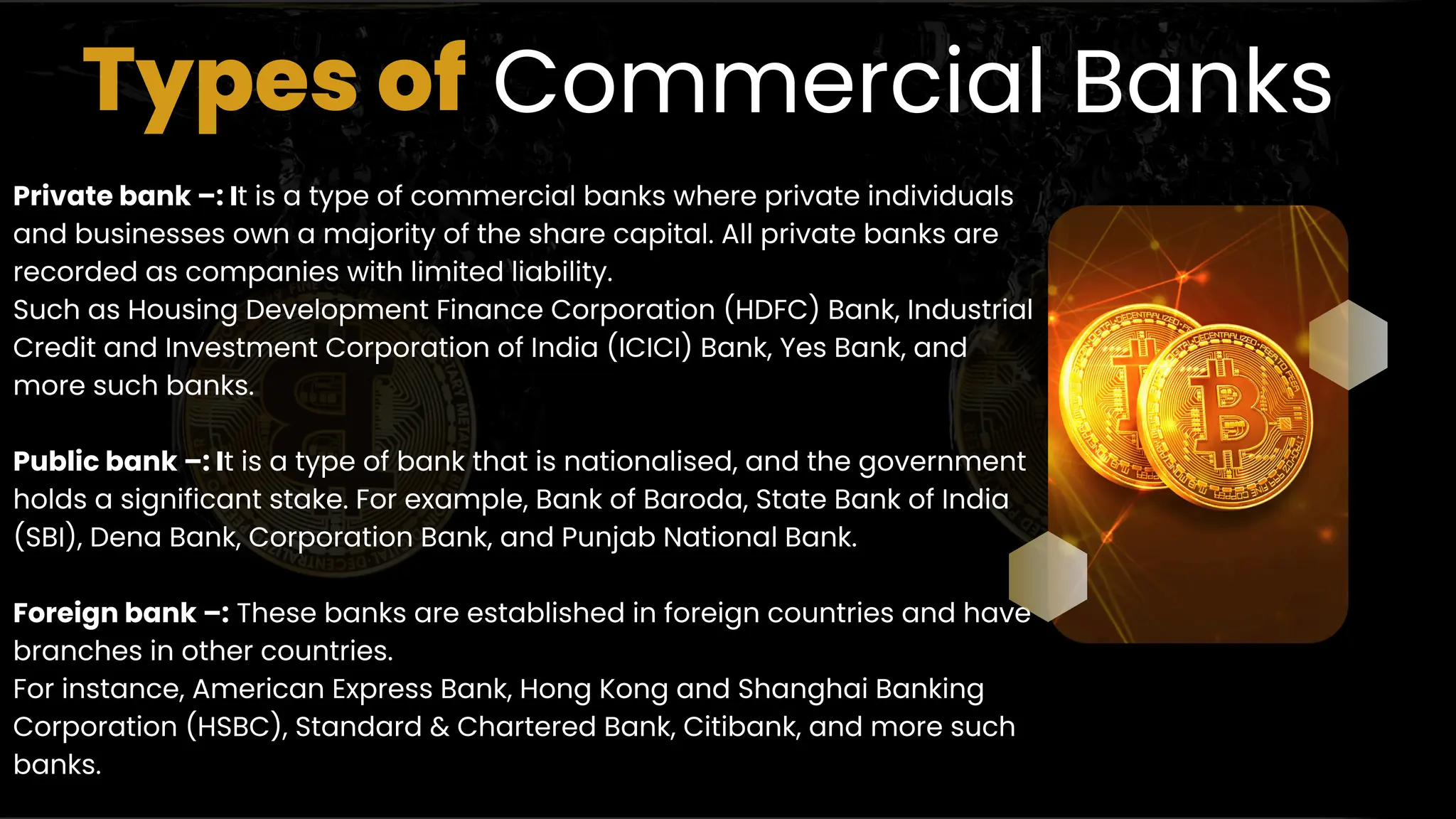FM- Commercial Banking and its types and NPA | PDF