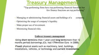 Unilever- Finance Transformation | PPTX