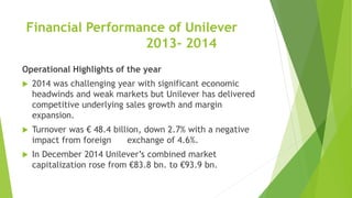 Unilever- Finance Transformation | PPTX