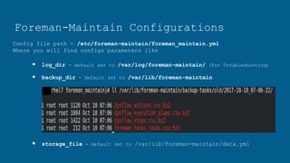 Introduction to Foreman Maintain | ODP