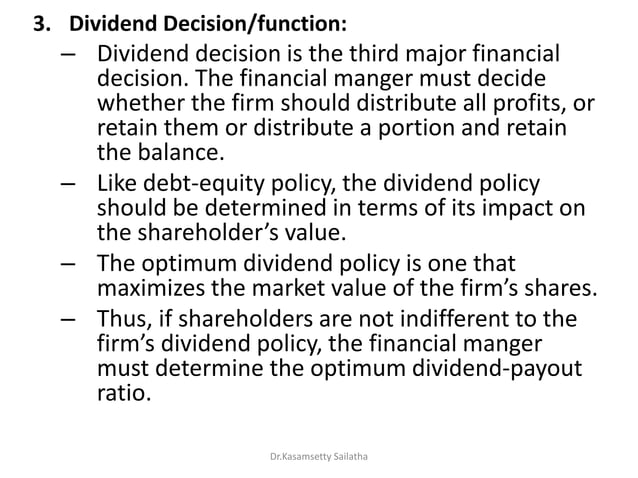 Financial Management- module-1 | PDF | Business Accounting & Finance ...