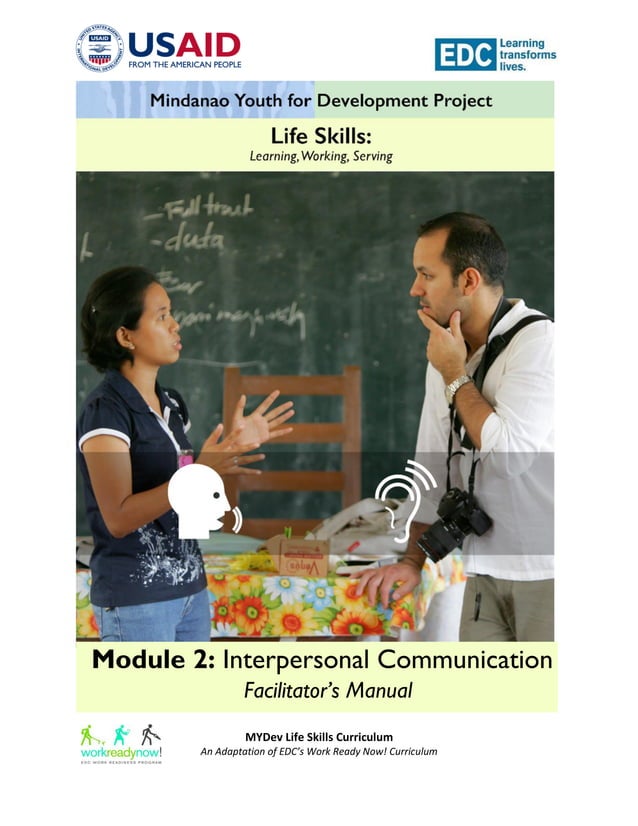 MyDev Life Skills module-2-interpersonal-communication | PDF