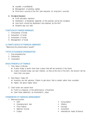 Financial Management Notes | DOCX | Stocks and Bonds | Personal Investing