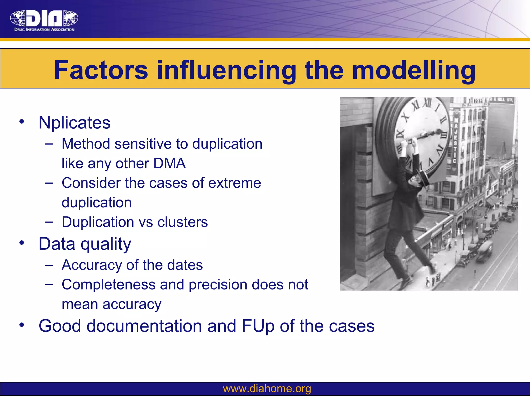 Quantitative Methods Of Signal Detection Parametric Modelling Of The Time To Onset Of Adverse