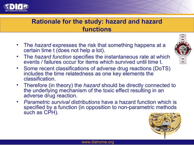 Quantitative Methods Of Signal Detection Parametric Modelling Of The Time To Onset Of Adverse