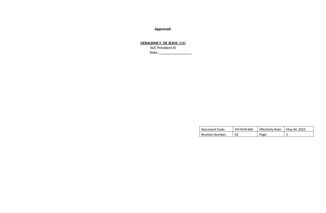 FM-PLM-004-COEA Presentation For asd.docx