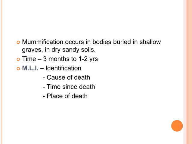 Forensic medicine - postmortem changes - forensic taphonomy | PPT