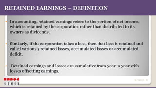 Fm retained earnings | PPTX
