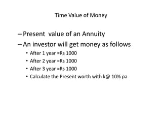 Time value of money- TVM ( Discouting and Compounding) | PDF