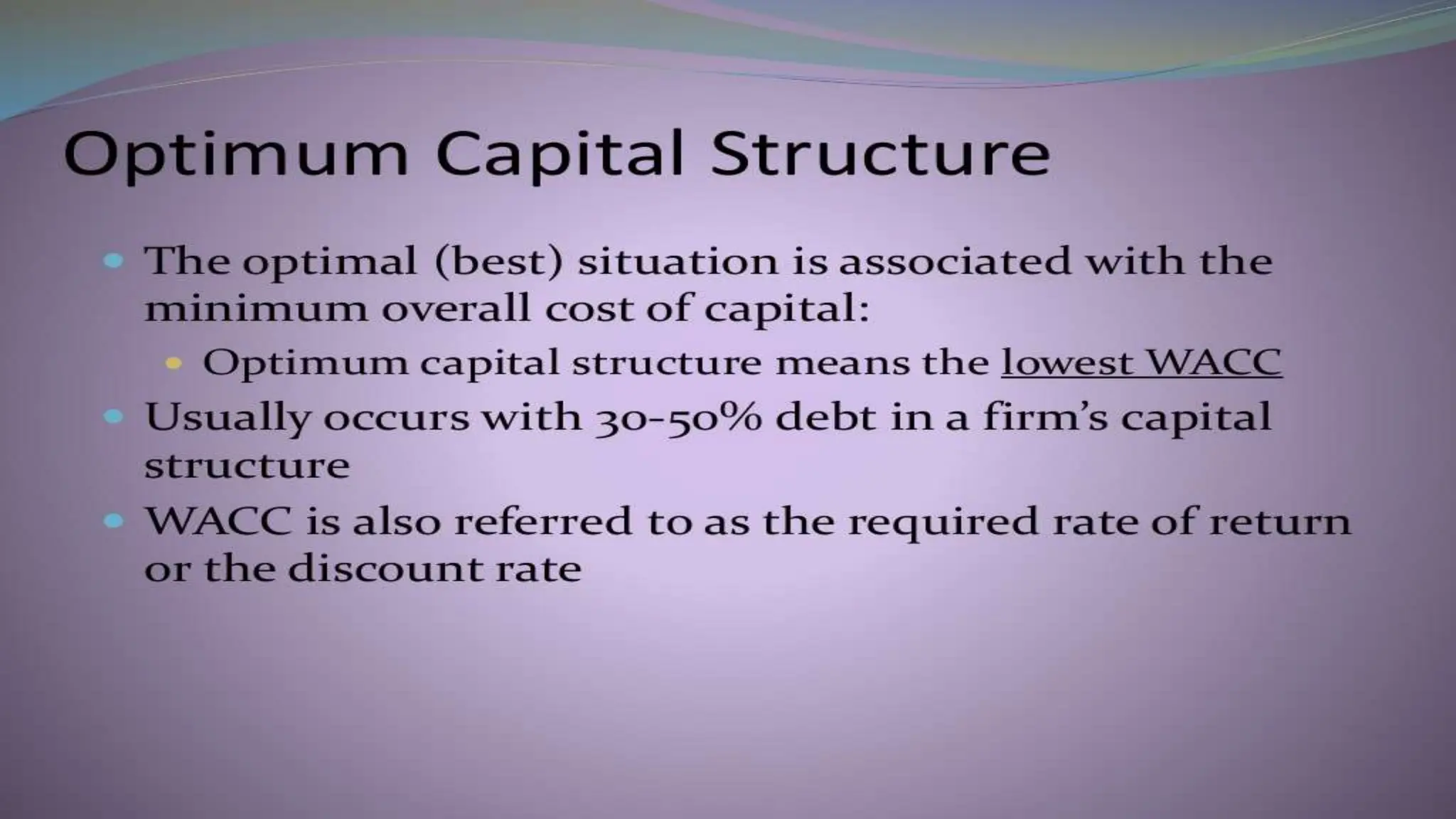 Capital structure theories - NI Approach, NOI approach & MM Approach | PPTX