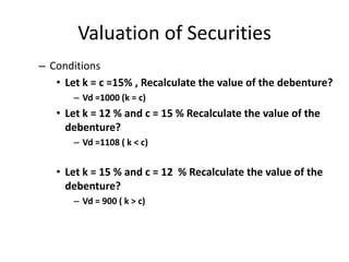 valuation of securities | PDF