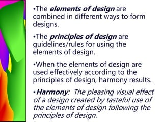 ELEMENTS AND PRINCIPLES OF DESIGN FASHION | PPT