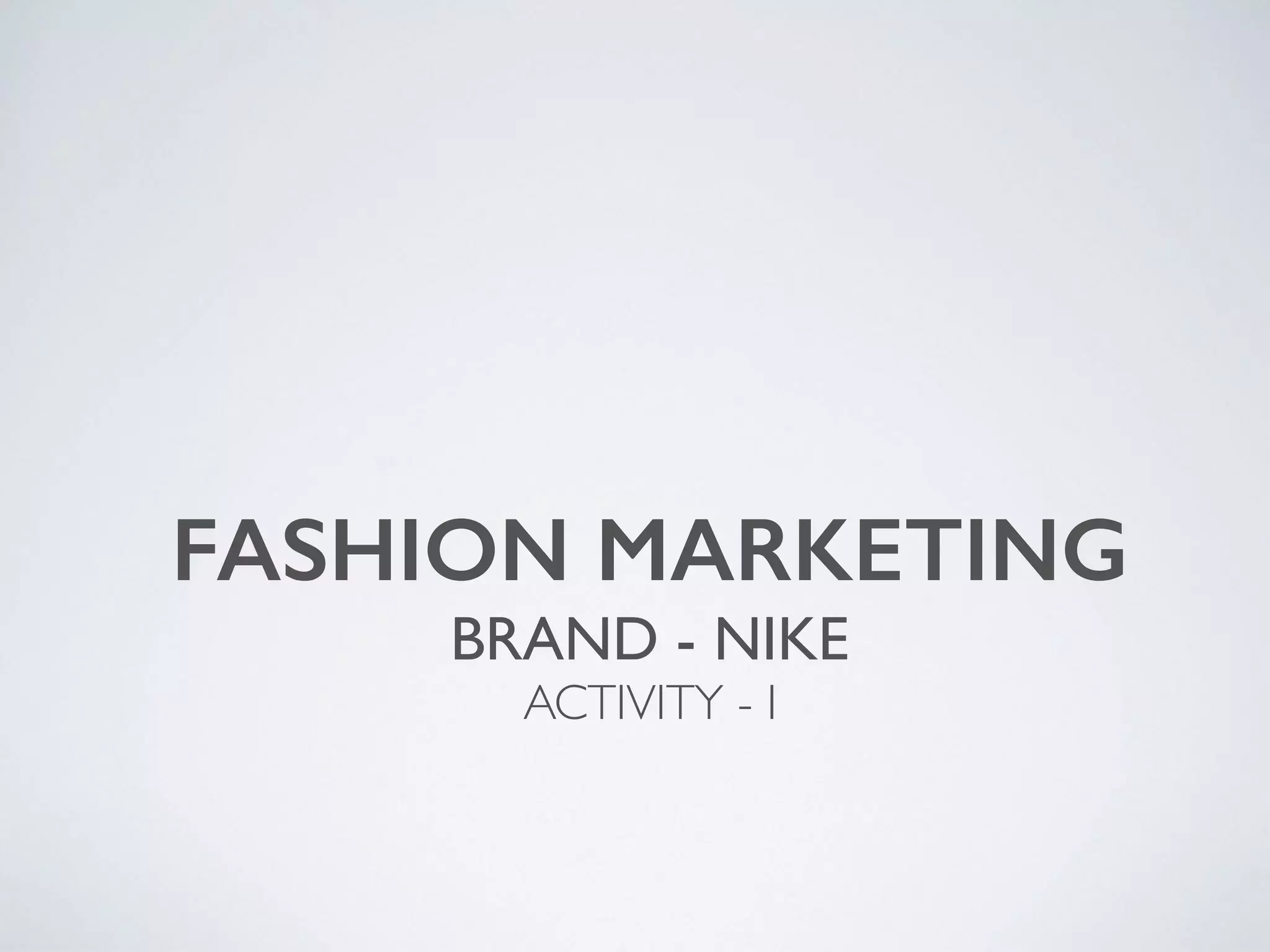 NIKE perceptual positioning map | PDF