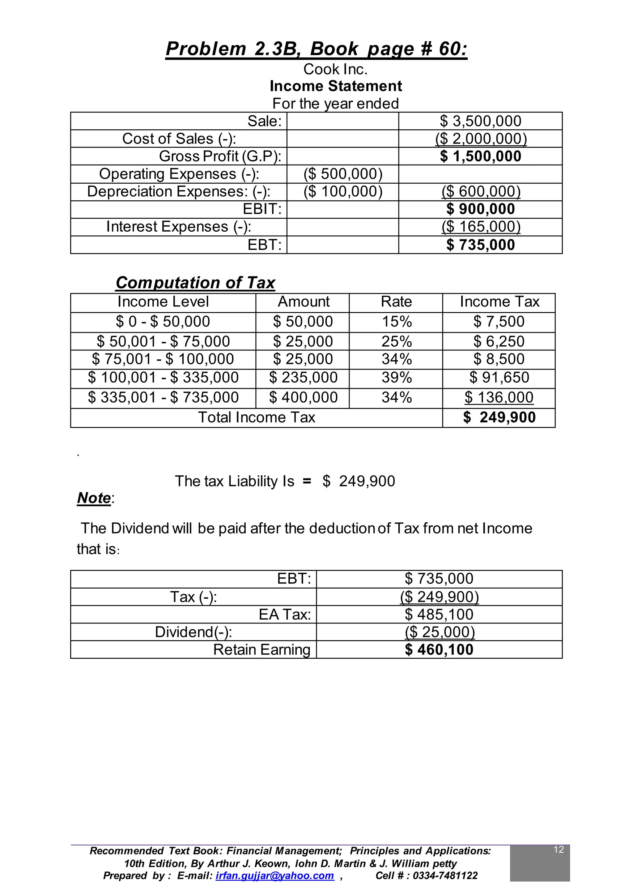 Financial management chapter 1 2-3 | PDF