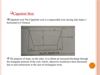 fluid mechanics in notches and weir presentation by pritika prajapati ...