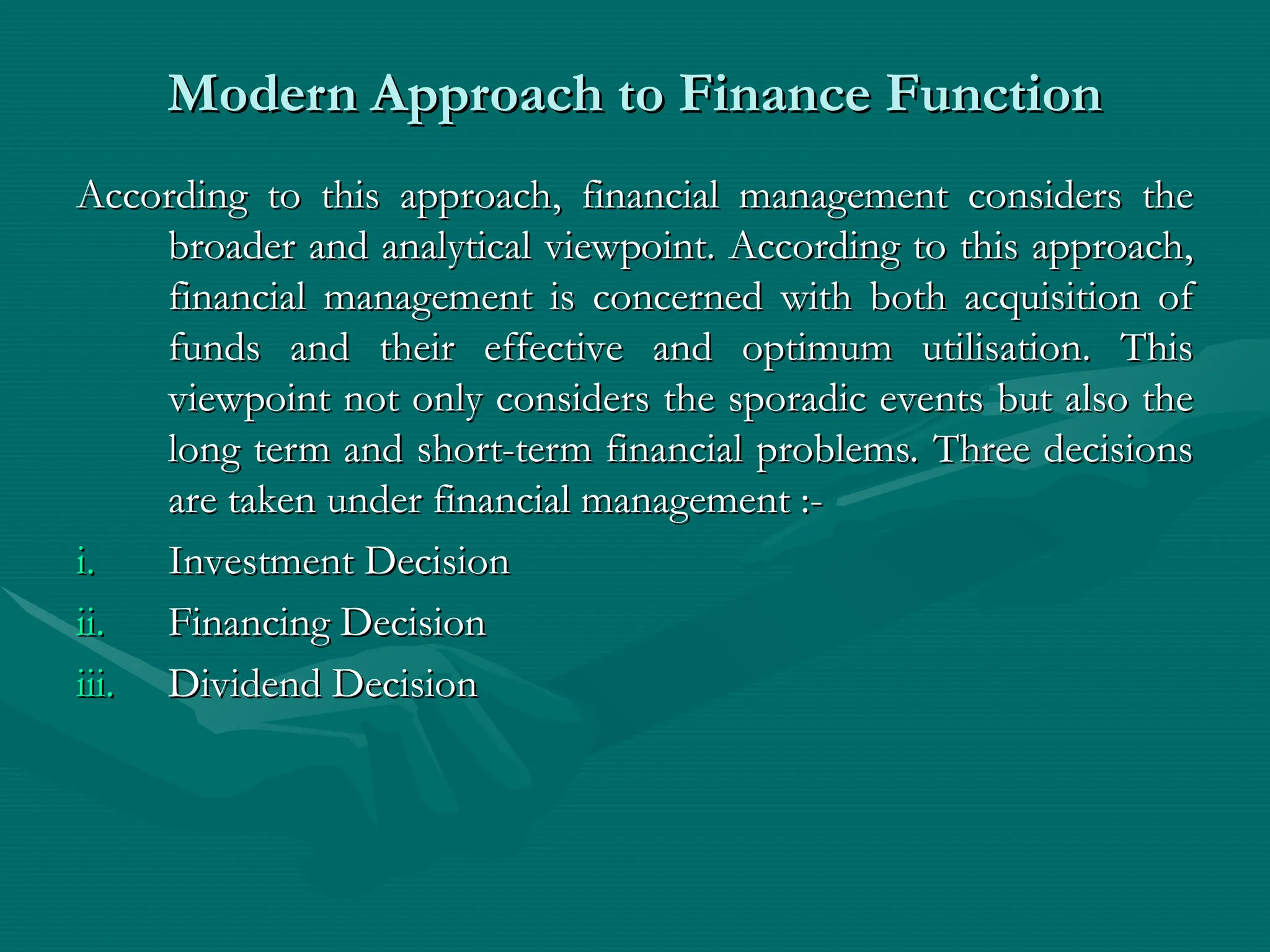 FINANCIAL MANAGEMENT - INTRODUCTION & OUNDATION | PDF