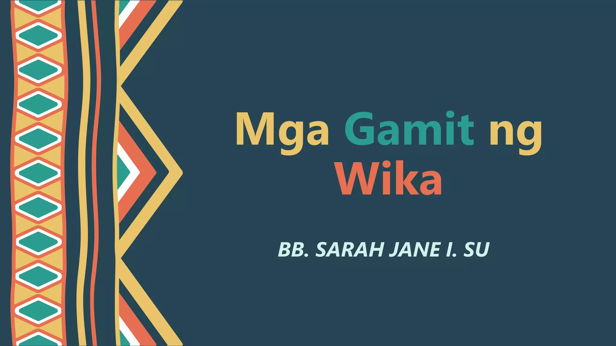 Mga Gamit ng Wika | PDF