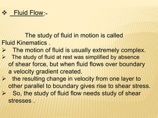 Motion of fluid particles and streams | PPTX