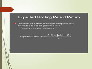fundamental stock analysis models of equity valuation | PPTX