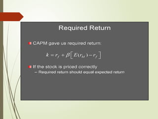 fundamental stock analysis models of equity valuation | PPTX