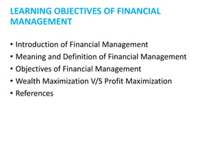 Financial Management-2 | PPTX