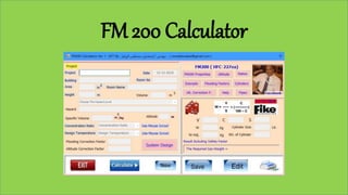 Fm 200 calculator | PPTX