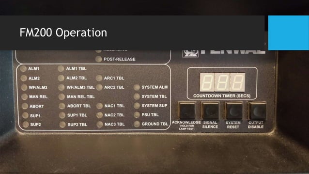 Fm 200 System Working And Isolation Method Ppt