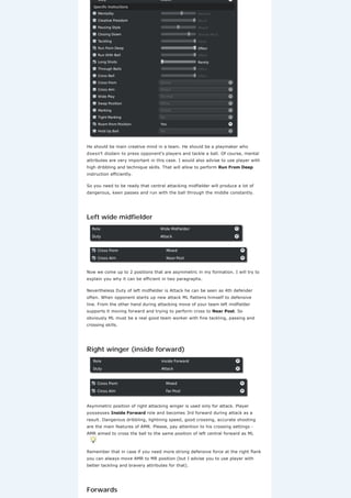Fm 2010 tactics | PDF