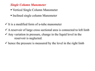 Pressure and its Measurement | PPTX